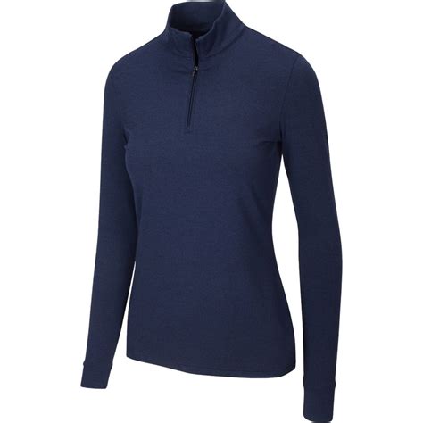 Greg Norman Womens Heathered Comfort Stretch 1 4 Zip Pullover 2021