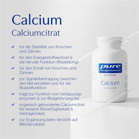 Pure Encapsulations® Calcium Citrate De Calcium 180 Pcs Redcare