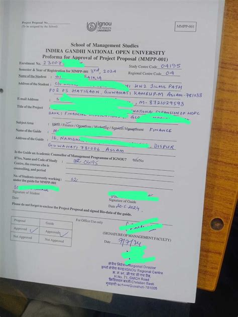 Complete Guide To Ignou Mca New Project Code Mcsp 232 100 Approval Guarantee