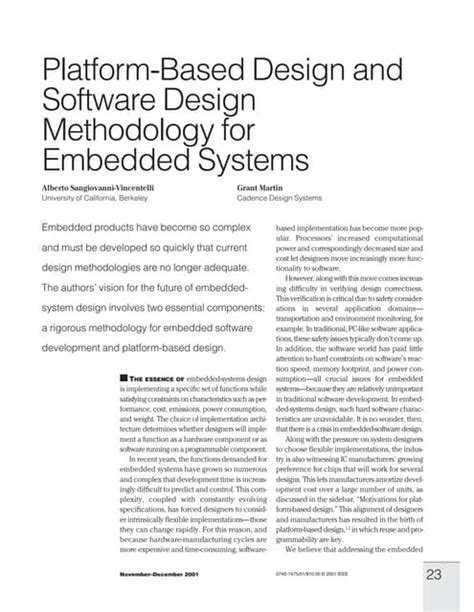 design challenges in embedded systems ppt