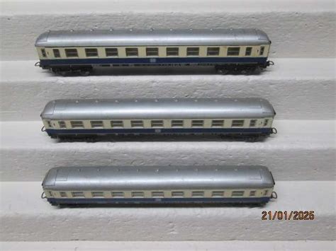 Rolling Stock Ho Scale Lima Db First Class Passenger Coaches X3