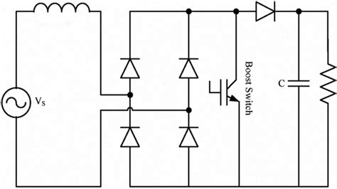 Rectifier Boost Converter Circuit Download Scientific Diagram