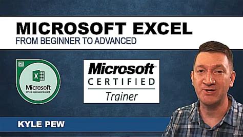 Microsoft Excel Excel From Beginner To Advanced By Kyle Pew