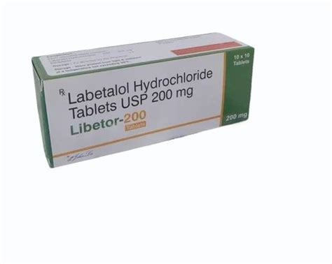 Labetalol Hydrochloride Tablets Usp 200mg At ₹ 1470 Stripe Midodrine Hydrochloride Tablet In