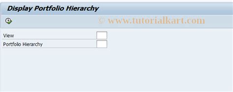 JBRKA SAP Tcode Display Portfolio Hierarchy Old JBRKA SAP Tcode Display Portfolio Hierarchy Old