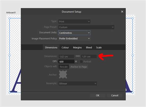 Affinity Designer Document Setup Dimensions Desktop Questions