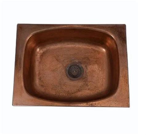 Rectangle Copper Kitchen Sink At Rs 1800 Copper Sinks In Moradabad Id 2851067732948