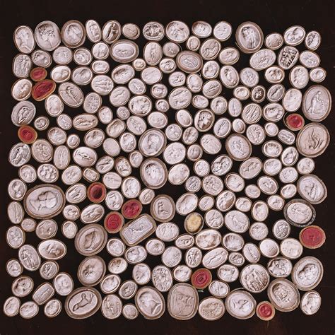 19th Century Plaster Cast Classical Intaglio And Cameo Collection Butter Lane Antiques