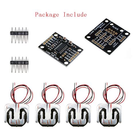 Treedix Load Cell Amplifier HX711 And 4pcs 50KG Load Cell DIY Kit For Arduino In Nepal At NPR