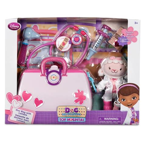 Doc Mcstuffins Toy Hospital Doctors Bag With Lambie Plush Play Set Disney Store