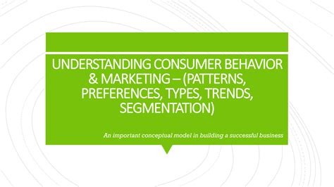 Solution Understanding Consumer Behavior Studypool