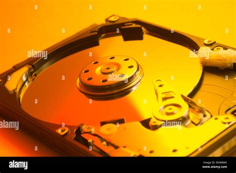 colorful hdd open hard disk drive the concept of data storage data