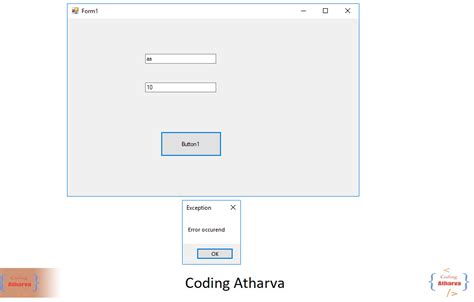 27 Exception Using On Error Goto In Vbnet ~ Coding Atharva