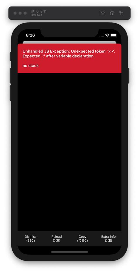 Unhandled Js Exception When Upgrading Core To Latest 5152 · Issue 9349 · React Navigation
