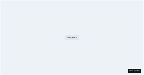 Dropdown Codesandbox
