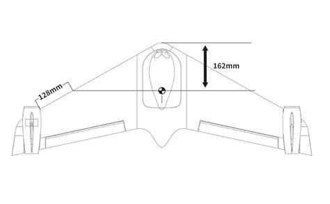 Xfly Model Eagle Twin 40mm Edf Flying Wing With Gyro Rc