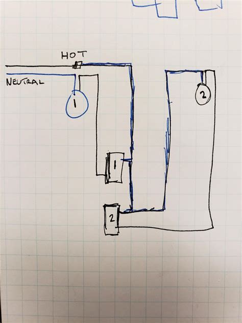 How Do I Add A New Light And Switch Next To Existing Light Switch Power Into Existing Light