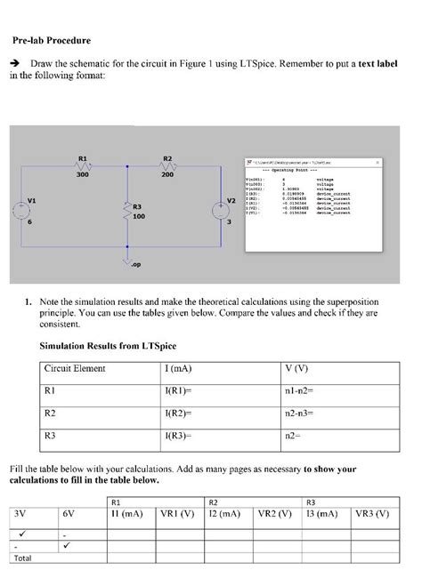 Solved Pre Lab Procedure Draw The Schematic For The Chegg