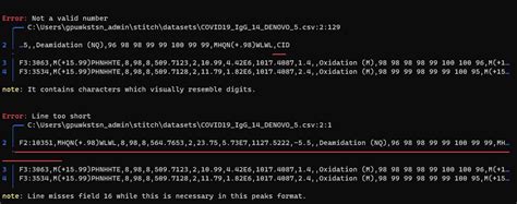 How Could I Use Stitch To Analyze My Antibody Sequence Produced By PEAKS Issue