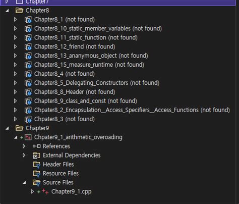 파일정리 챕터폴터별로 정리할때 에러 인프런 커뮤니티 질문and답변