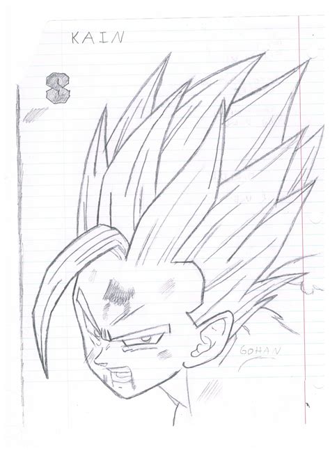 Gohan Drawing By Sonic On DeviantArt