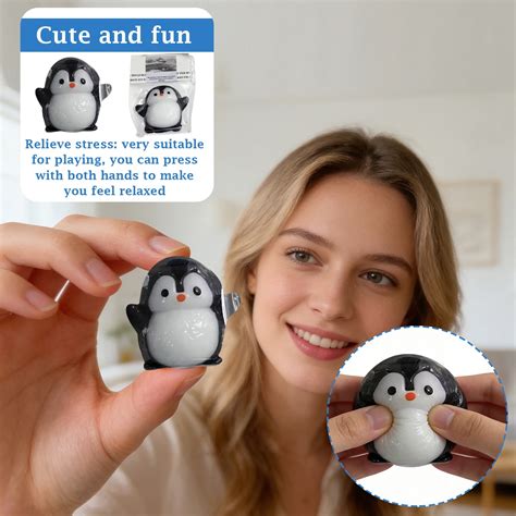 Penguin Squishy Toys Squeeze Penguin Stress Ball Squishy Penguin