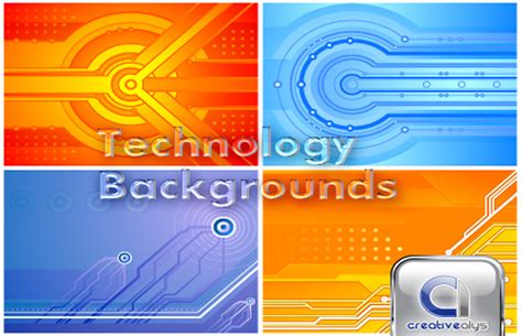 Technology Vector Background WOW Vectors