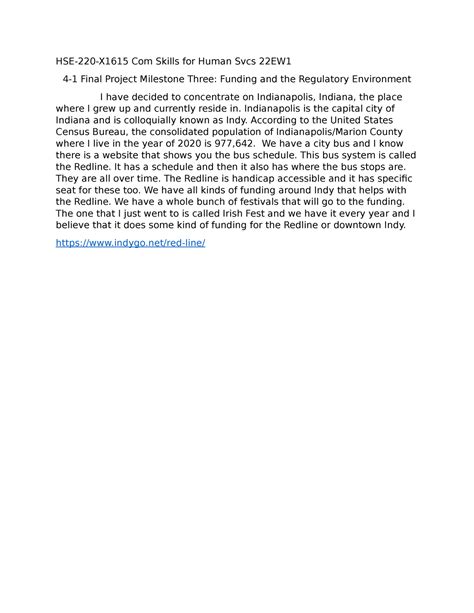 4 2 Final Project Milestone Three Funding And The Regulatory Environment Indianapolis Is The