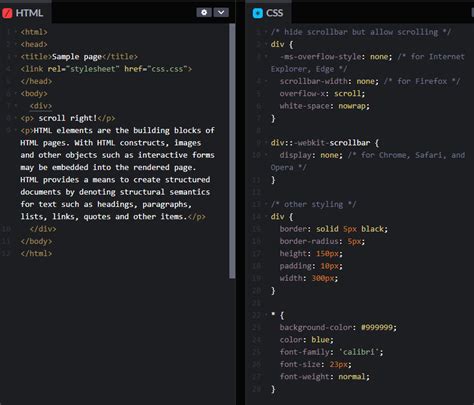 Css No Horizontal Scrollbars