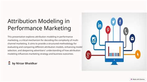 Attribution Modeling In Performance Marketing Pptx