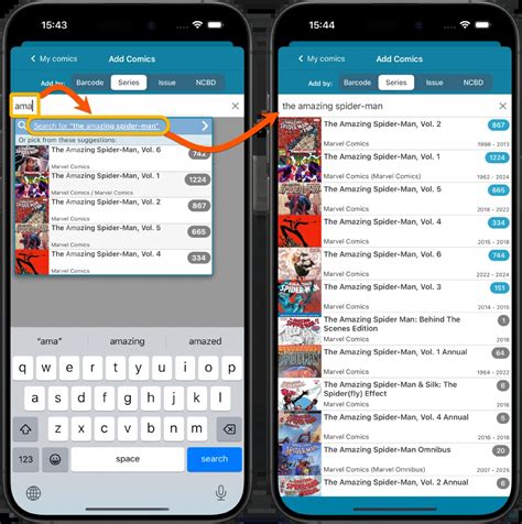 V962 New “search For” Suggestions When Adding By Series Or Issue