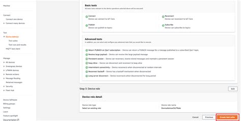 长时间测试控制台的工作流程 Aws Iot Core