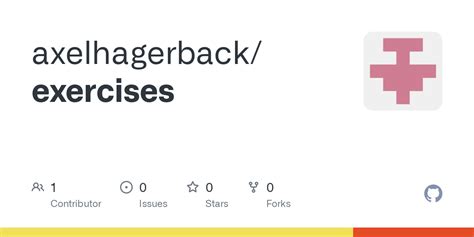 Github Axelhagerbackexercises