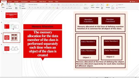 Memory Allocation For Object Of Class In C Youtube
