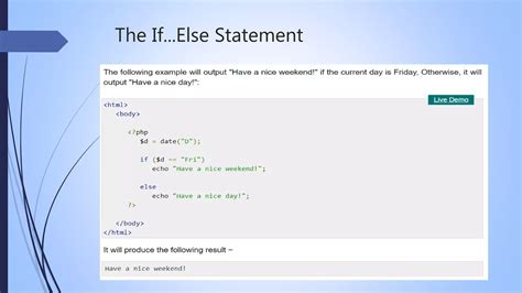 decision and looping examples with php wt pptx