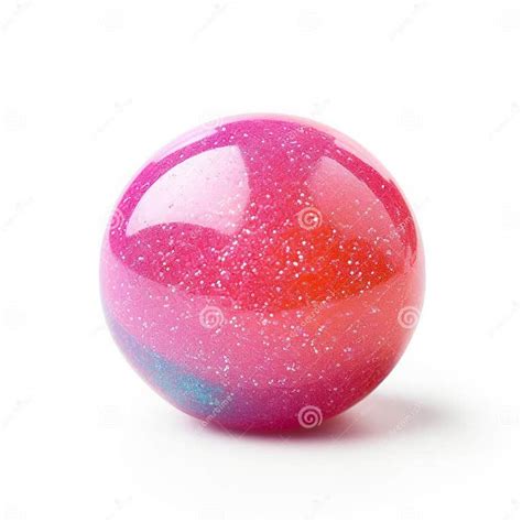 Vibrant Shiny Bumpy Candy Against Solid White Background Image Stock