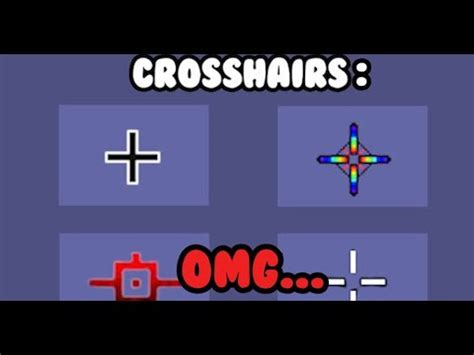 How To Get Custom Crosshairs 😨😱 Roblox Bedwars Youtube