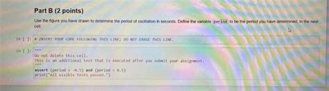 Solved Using Python Only Do Part B Do Not Do Part A Only