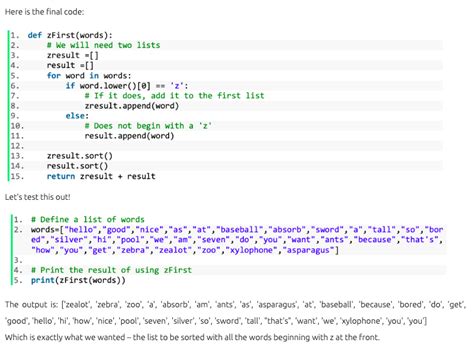 Solved Lets Look At Concatenation And Sorting Of Lists We