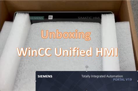Unboxing Wincc Unified Comfort Panel And Upgrading Firmware