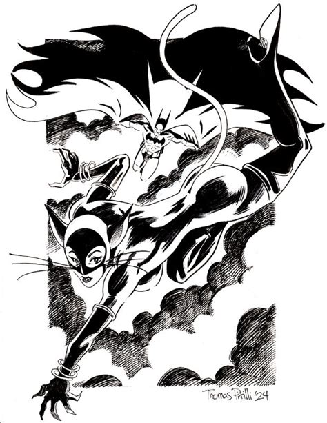 Long Halloween Batman And Catwoman In Thomas Pitillis My Original