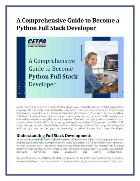 ppt a comprehensive guide to become a python full stack developer
