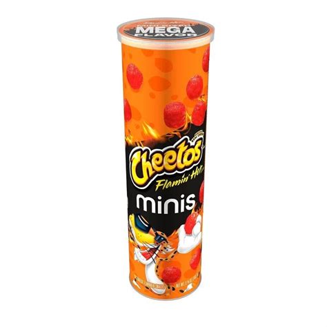 NEW Cheetos Mini-Sized Bites Flamin Hot Crunchy Cheese Snacks 3 5/8Oz 2 ...