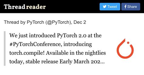 Thread By Pytorch On Thread Reader App Thread Reader App