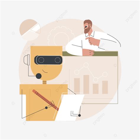 Robotic Process Automation Abstract Concept Vector Illustration Machine Pastel Business Png