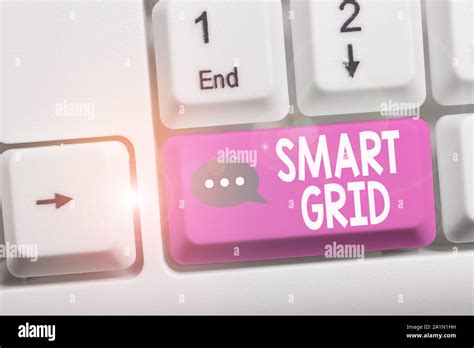 Writing Note Showing Smart Grid Business Concept For Includes Of