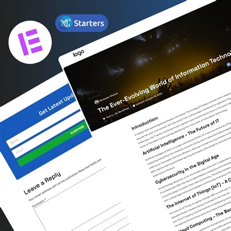 Mc Starters Download Elementor Blog Single Post