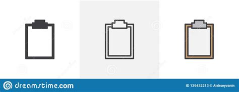 Paper Clipboard Icon Stock Vector Illustration Of Colorful 139432213