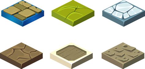 Cartoon Stone Game Assets Arrow Royalty Free Vector Image