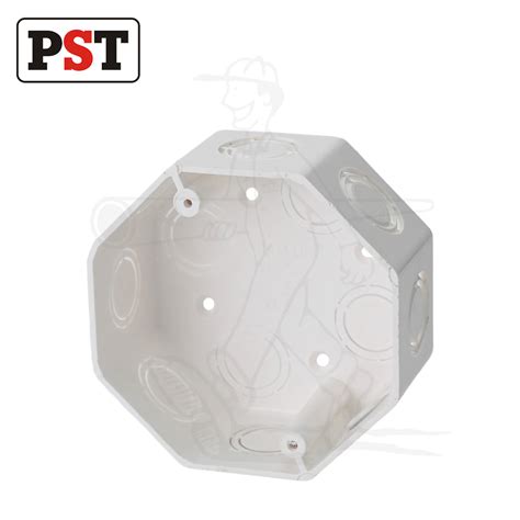 White Color 4 Octagonal Plastic Box Pvc Junction Box Octagonal